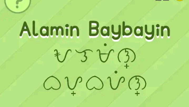 Learn to write Pinoy-original Baybayin script from mobile apps