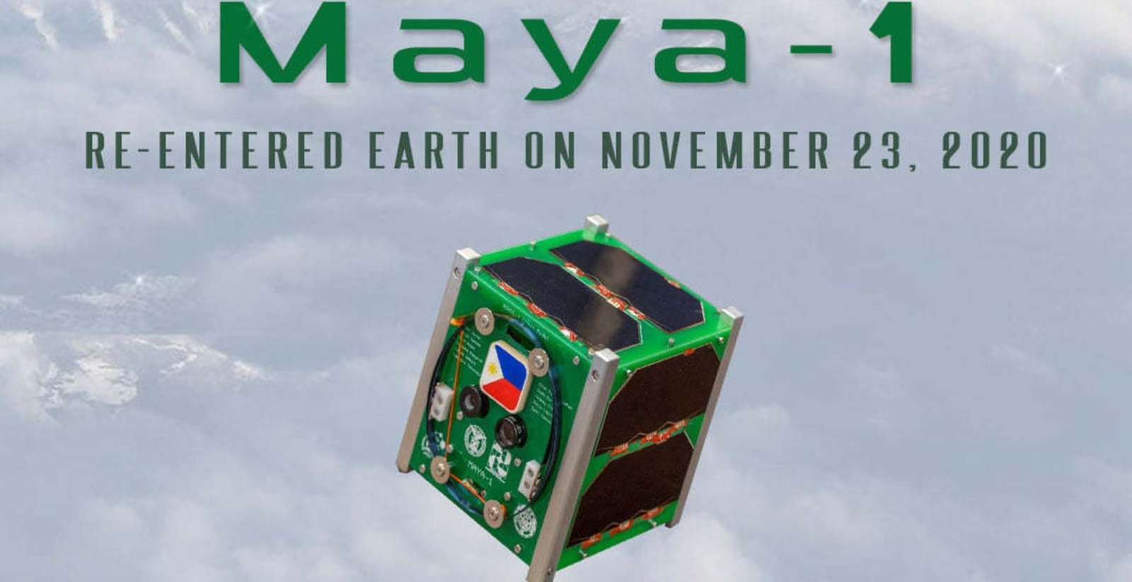 1st Philippine-made Maya nanosatellite completes space mission, returns ...