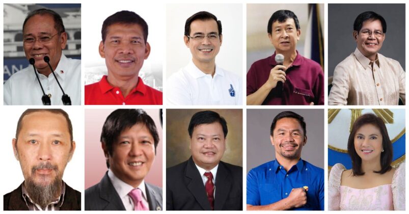 Final List Official National Candidates In Philippines 2022 General